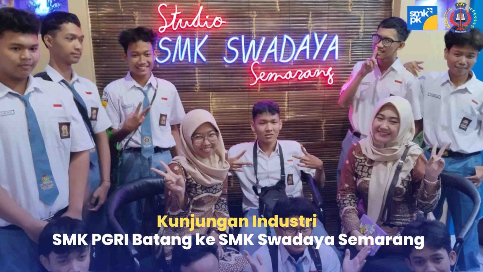 Kunjungan Industri SMK PGRI Batang ke SMK Swadaya Semarang